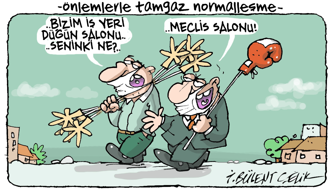 LOMBOZ 7 HAZİRAN PAZAR – İ. Bülent Çelik – Turkish Cartoon